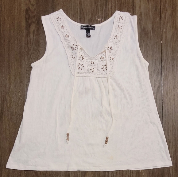 French Laundry | Tops | Cottagecore Tank Top Womens Size L | Poshmark